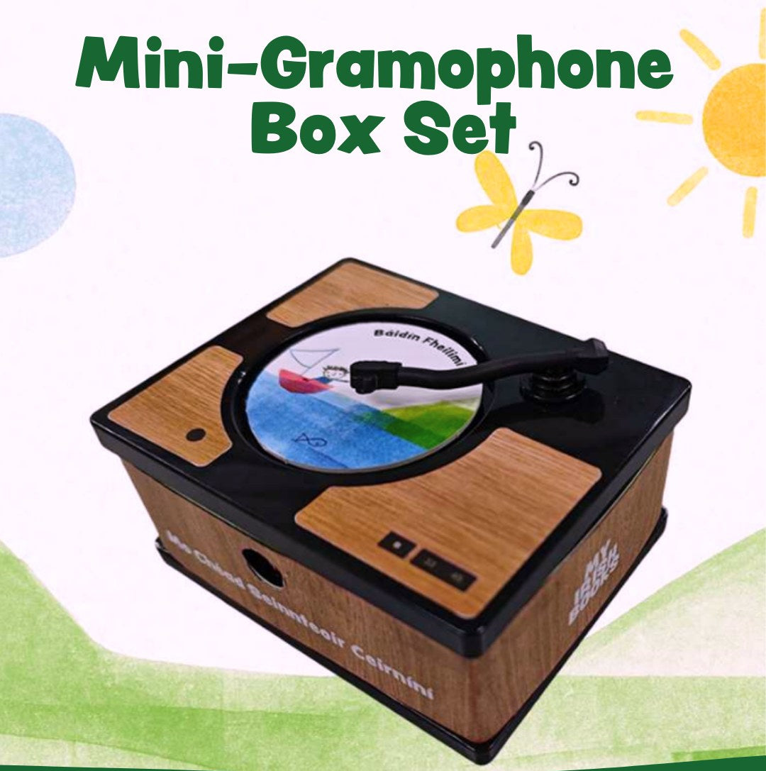 MY IRISH BOOKS - Mini-Gramophone Box Set. Option 1 – Siopa An Carn