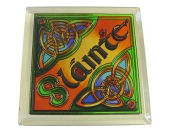 Clara Crafts Mirror Coaster Sláinte – Siopa An Carn