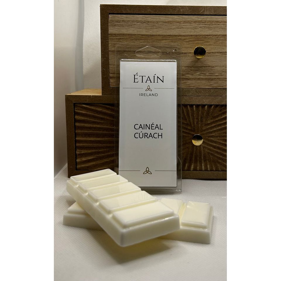 Étaín Ireland Wax Melts Cainéal Cúrach / Creamy Cinnamon – Siopa An Carn